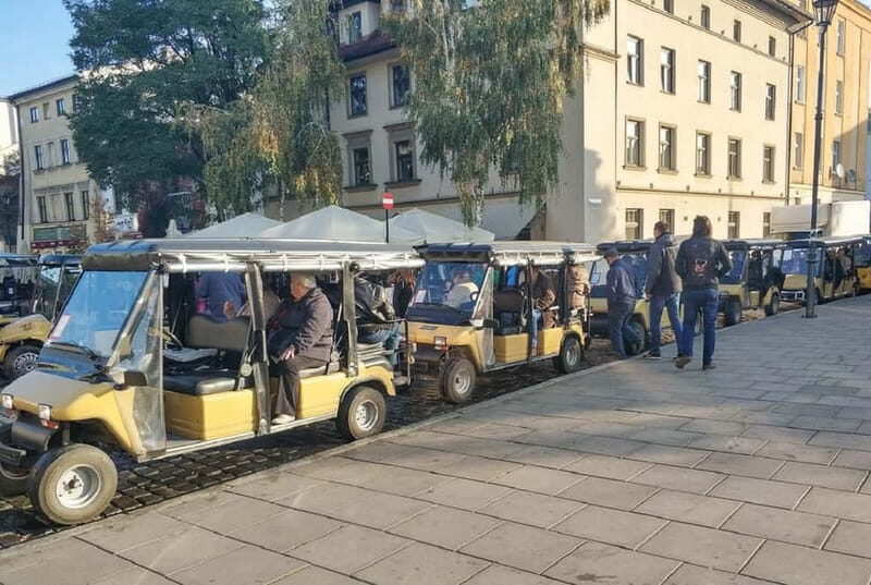 Krakow: Jewish Quarter and Ghetto Sightseeing Golf Cart Tour